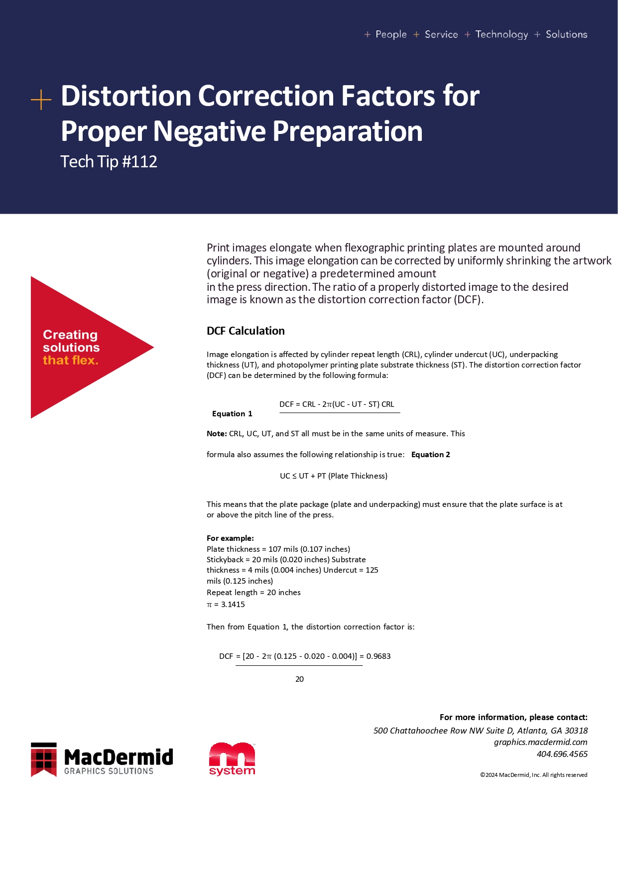 Tech Tips | MacDermid Graphics